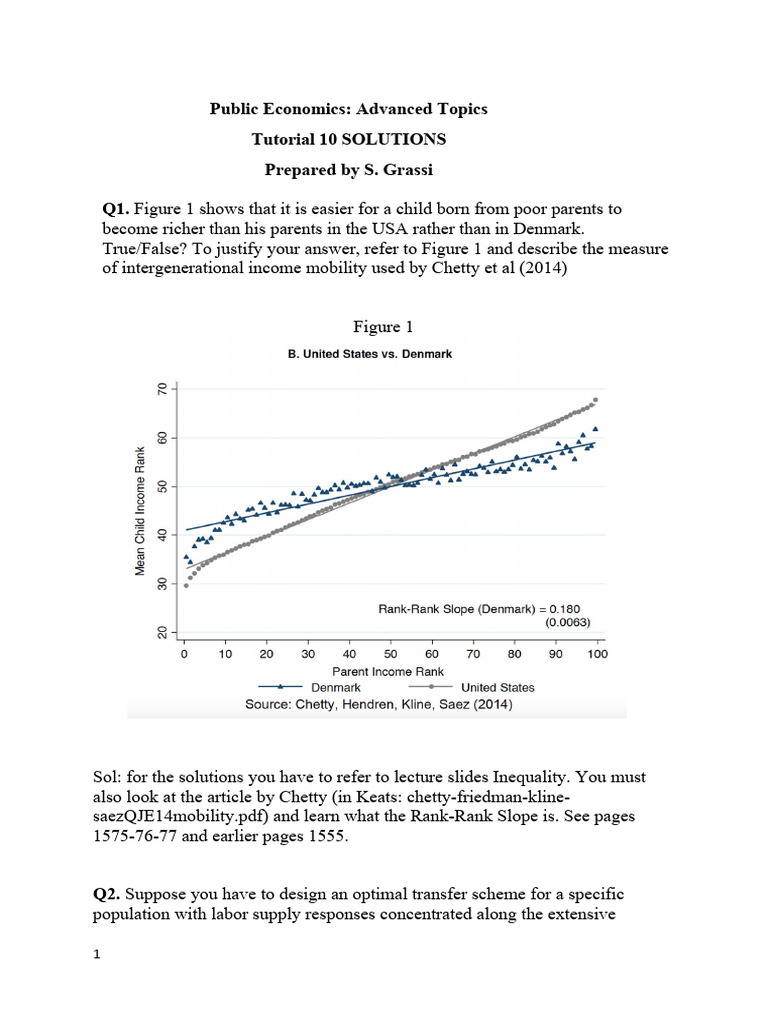 Tutorial 10 SOL | PDF | Taxes | Labour Economics