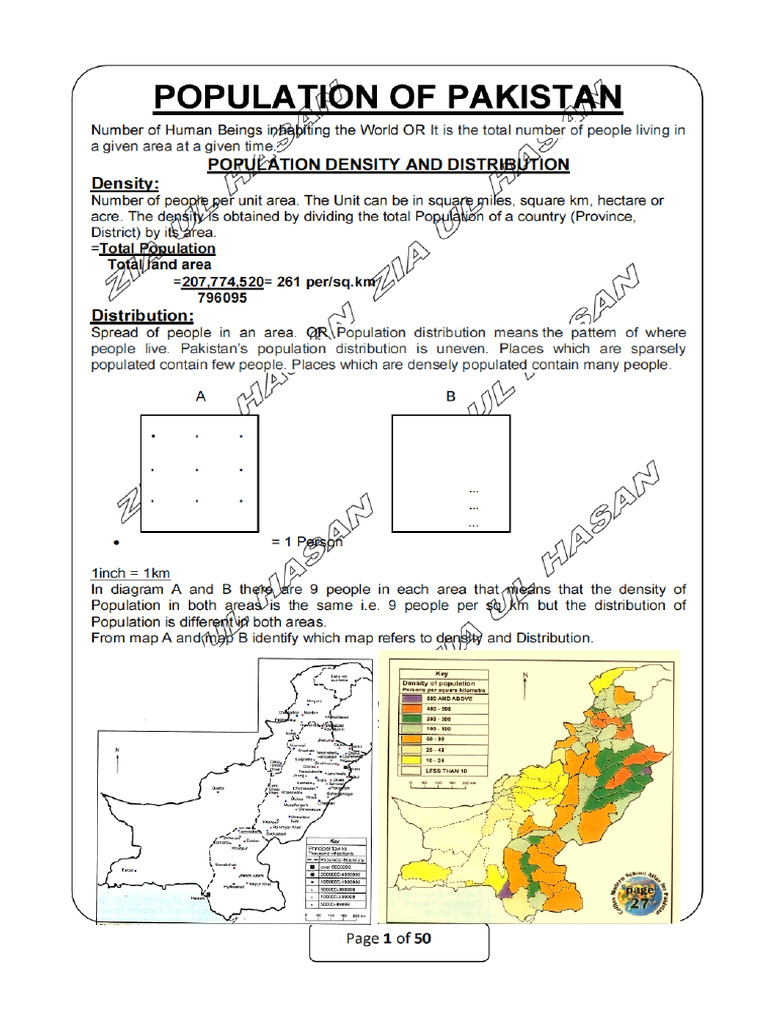 Jps Population Notes | PDF