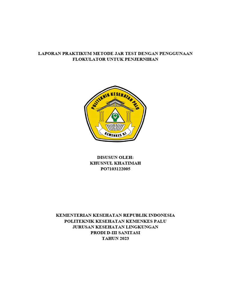 Metode Jar Test untuk Penjernihan Air | PDF | Sains & Matematika
