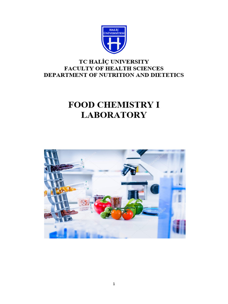 Food Chemistry I Laboratory: TC Haliç University Faculty of Health ...