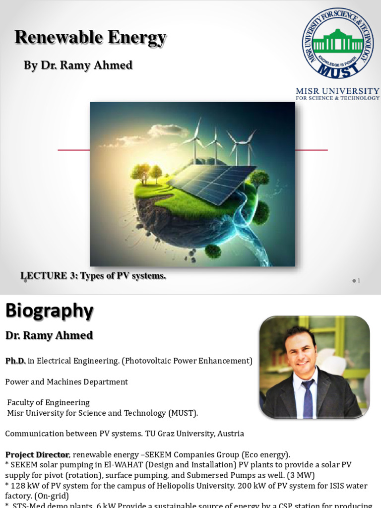 Lecture 3 Types of PV Systems. | Download Free PDF | Photovoltaic ...