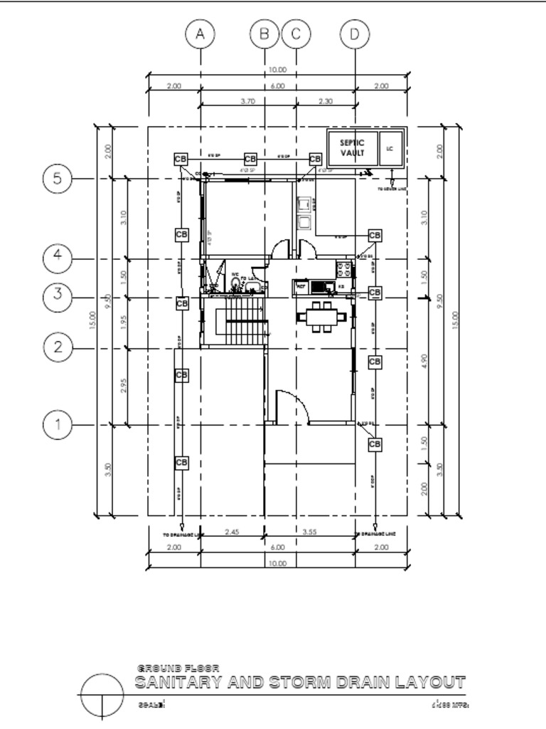 Sanitary and Storm Drain Ground | PDF | Earth Sciences | Drainage