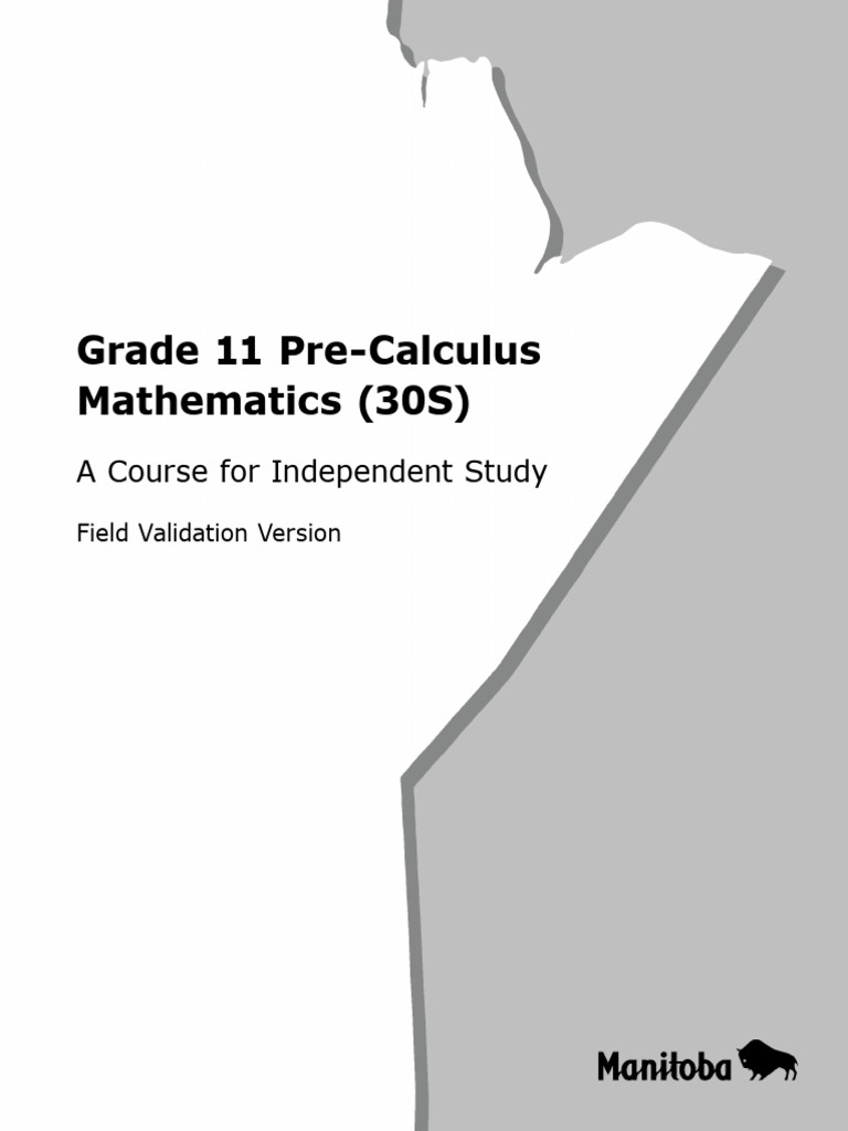 Grade 11 Math Pre Calculus | PDF | Trigonometric Functions | Quadratic ...