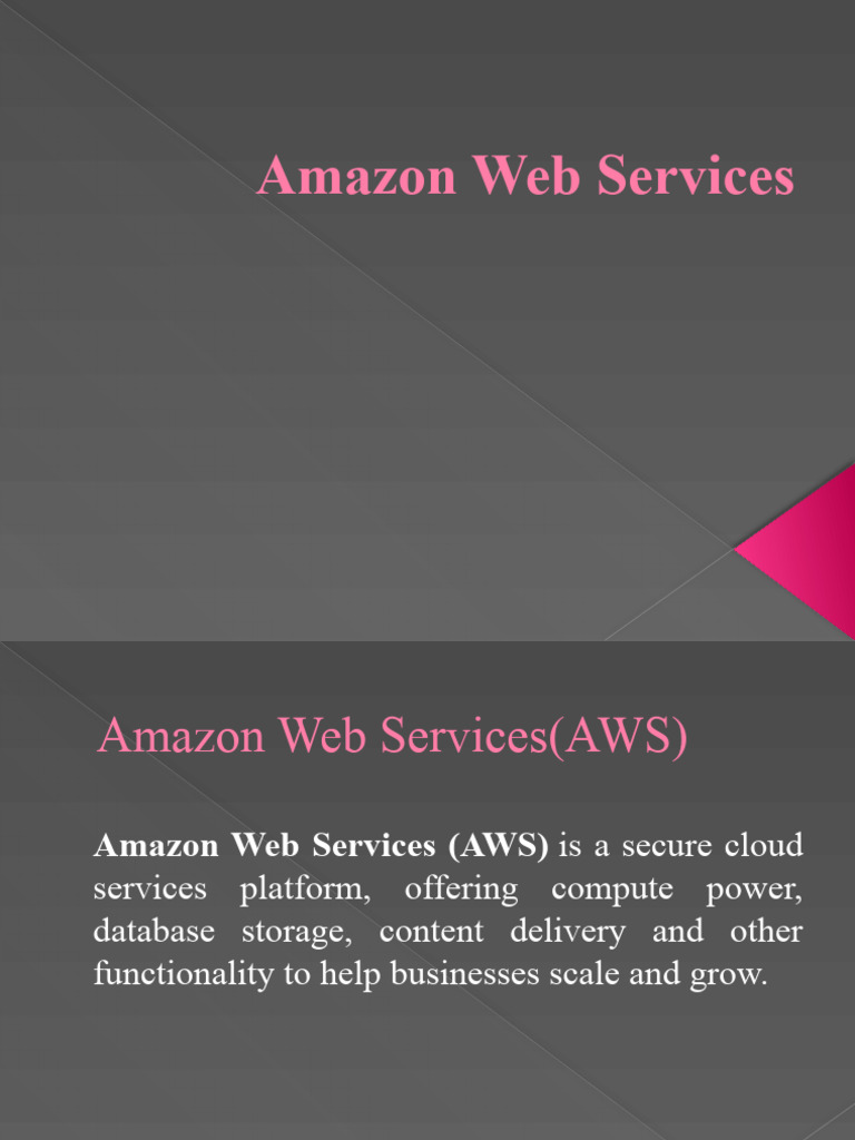 Amazon Web Services | PDF | Databases | No Sql
