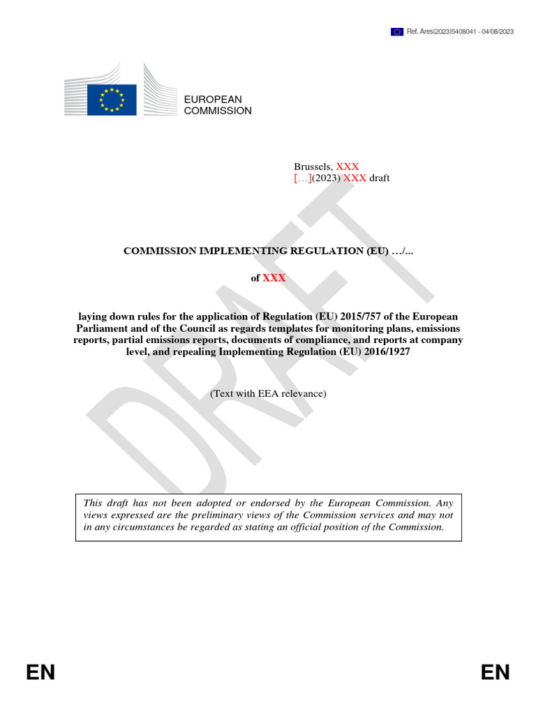Encl3 - Draft Templates | PDF | Liquefied Petroleum Gas | Fuel Oil
