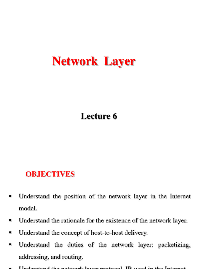 Lecture 6.network Layer | Download Free PDF | Computer Network ... Lecture 6.network Layer | Download Free PDF | Computer Network ...