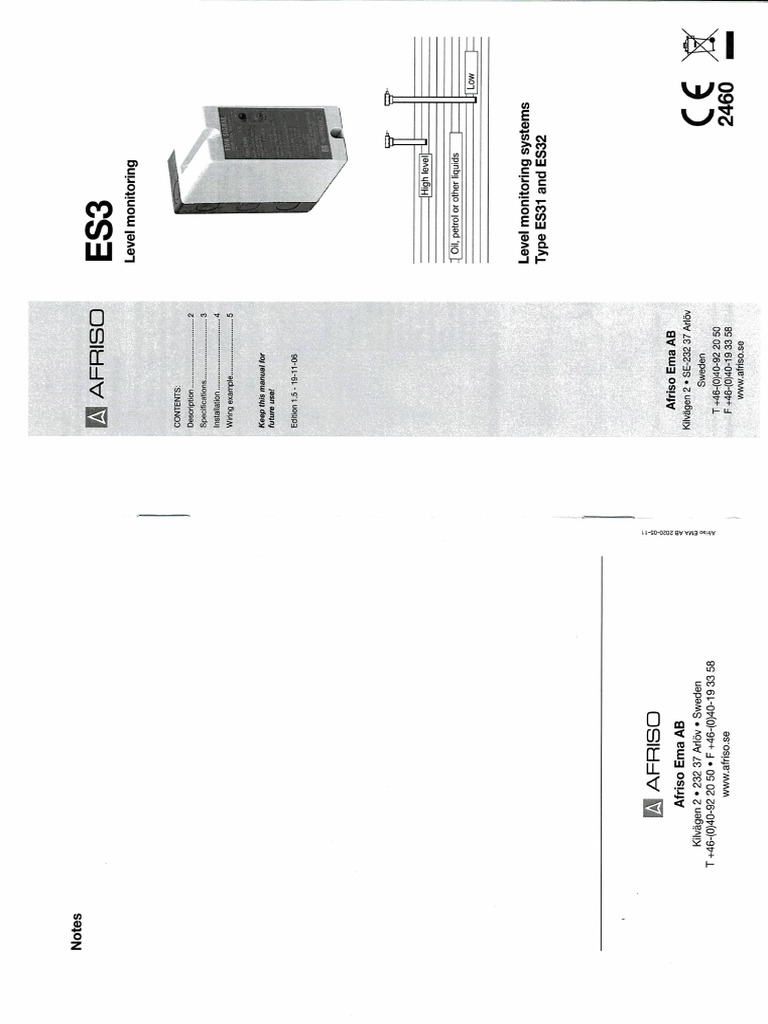 Level Switch ES3 + EX-R6 | PDF | Computers | Technology & Engineering