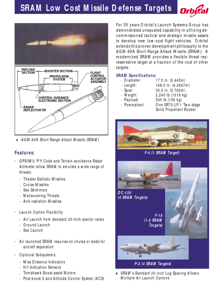 Sram PDF | PDF | Ballistic Missile | Missile