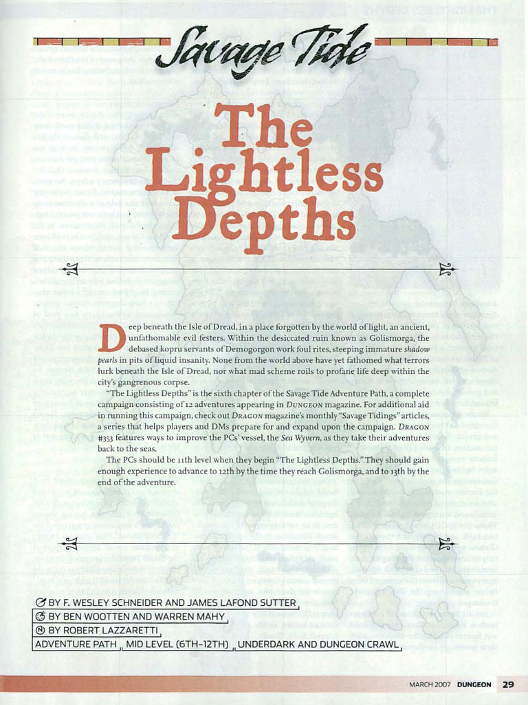 Savage Tide - Adventure Path - Adventure 6 | PDF