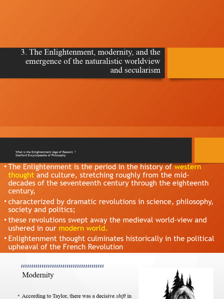 Enlightenment's Impact on Modernity | PDF | Deism | Age Of Enlightenment