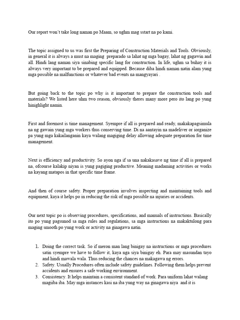 Tesda Report | Download Free PDF | Business