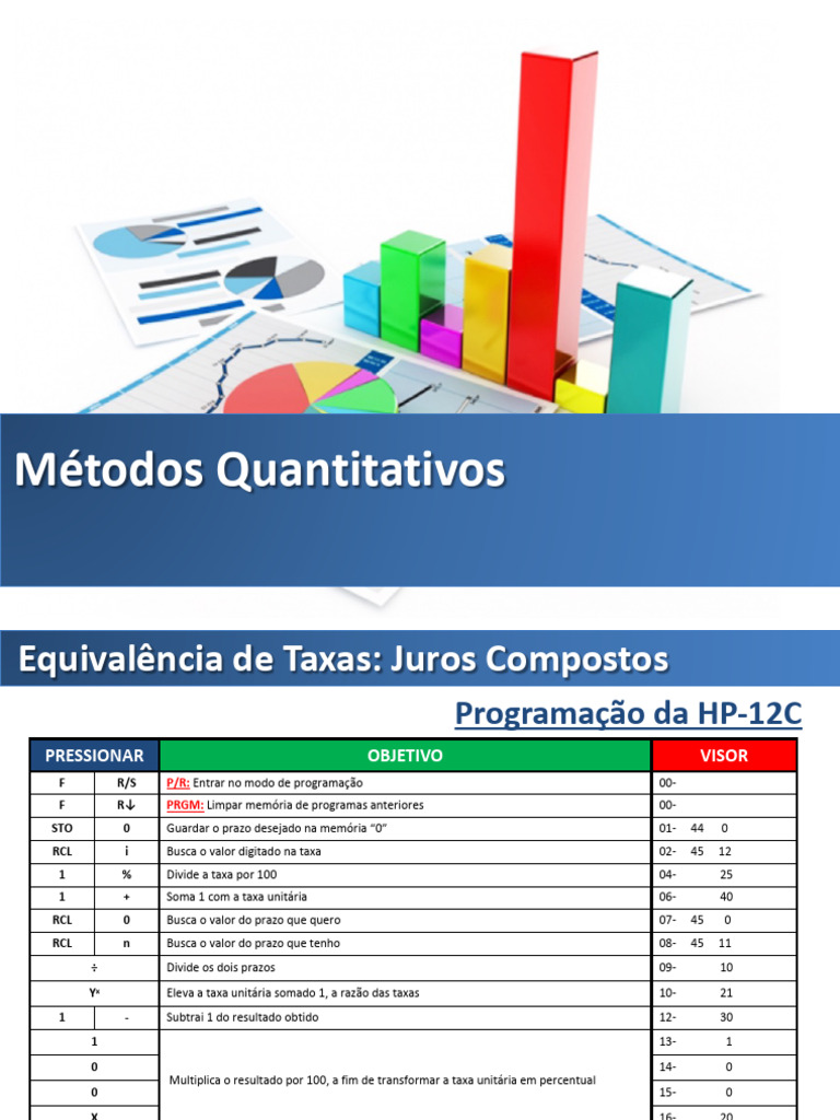 Métodos Quantitativos | PDF | Significado estatístico | P-valor