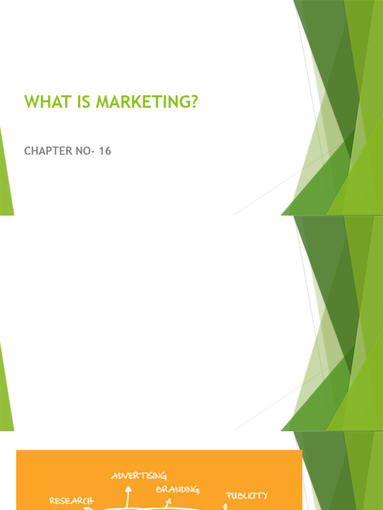Chapter 16 What Is Marketing Pdf Demand Marketing