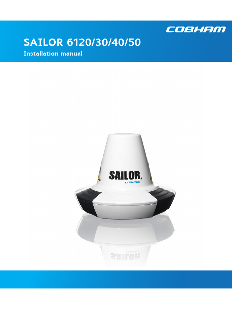 SAILOR 6120/30/40/50: Installation Manual | PDF | Electrical Connector ...