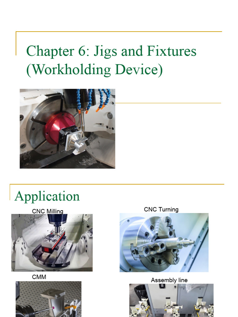 Chap6 - Jigs&Fixtures-update | PDF | Machining | Numerical Control