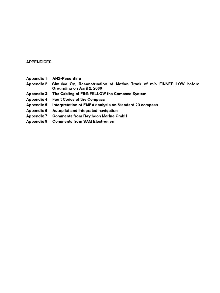 Appendices | PDF | Compass