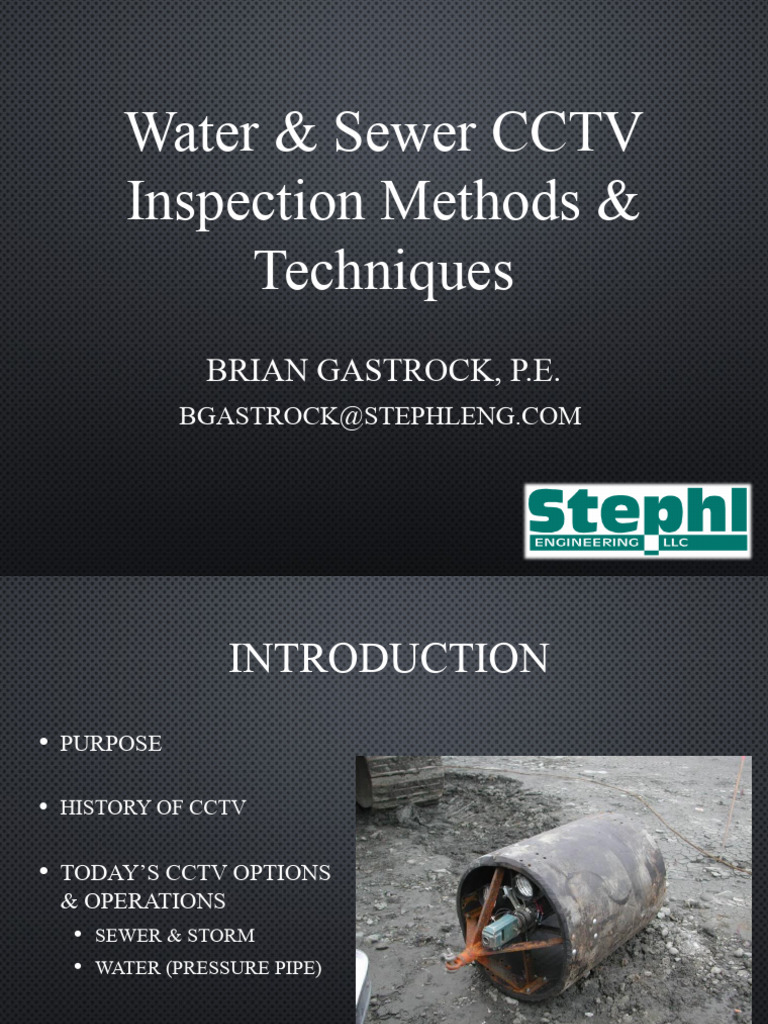 CCTV Inspection Methods and Techniques | PDF | Closed Circuit Television