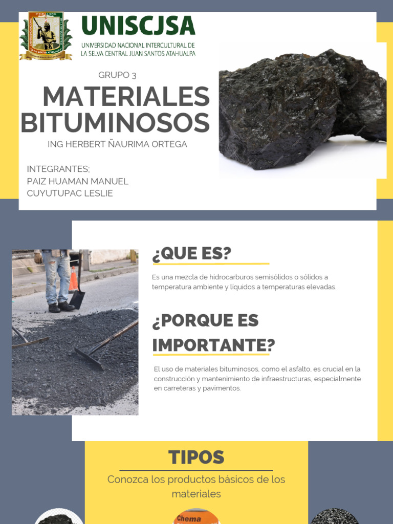 Materiales Bituminosos | Descargar gratis PDF | Pintar | Lentes