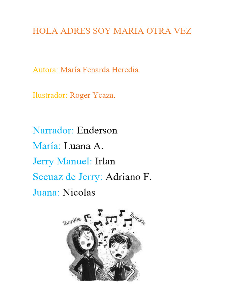 Hola Adres Soy Maria Otra Vez 2 | PDF