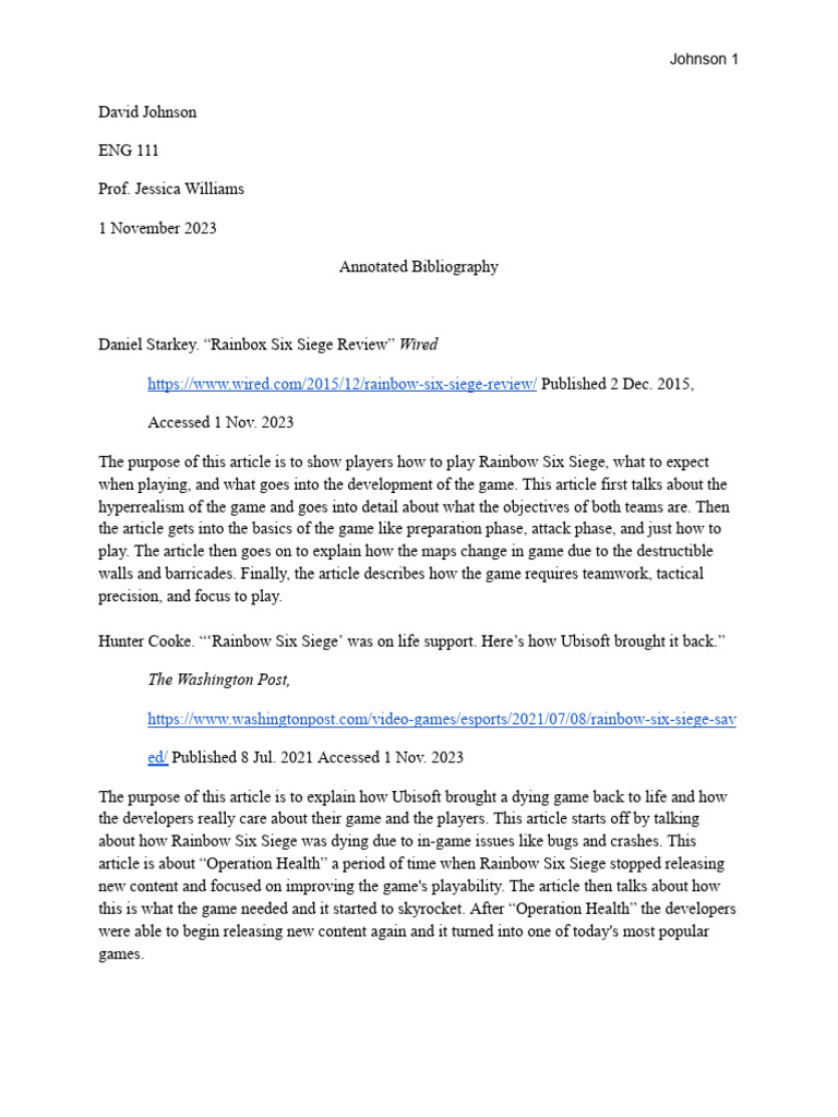 Formal Assignment 2 - David Johnson 2 | PDF