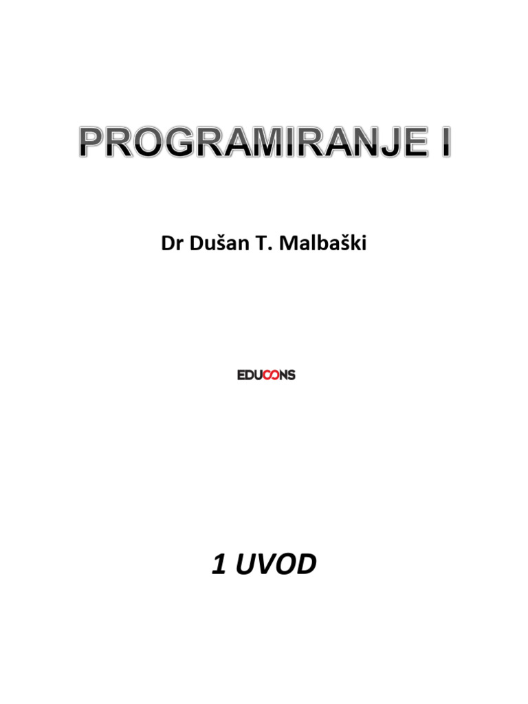 01 Uvod | PDF