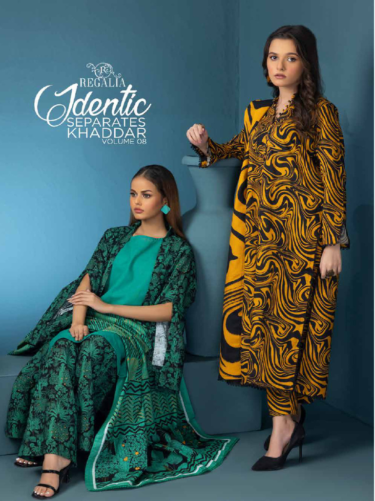 Identic Separates Khaddar Vol8 by Regalia Textiles ?ORIGINAL | PDF