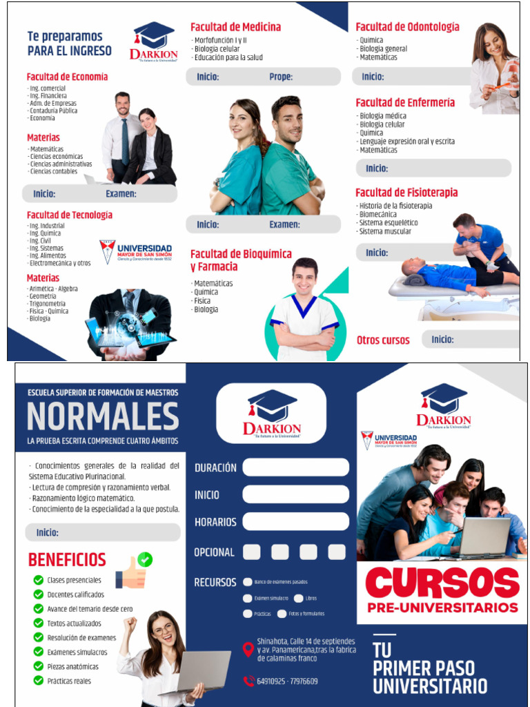 Triptico Umss | PDF