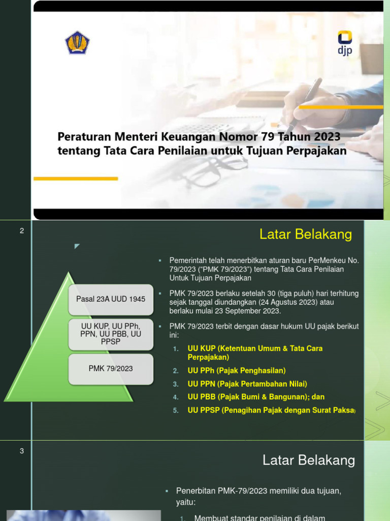 PMK 79 Tahun 2023 PPT Presentasi IAPI Haryo | PDF