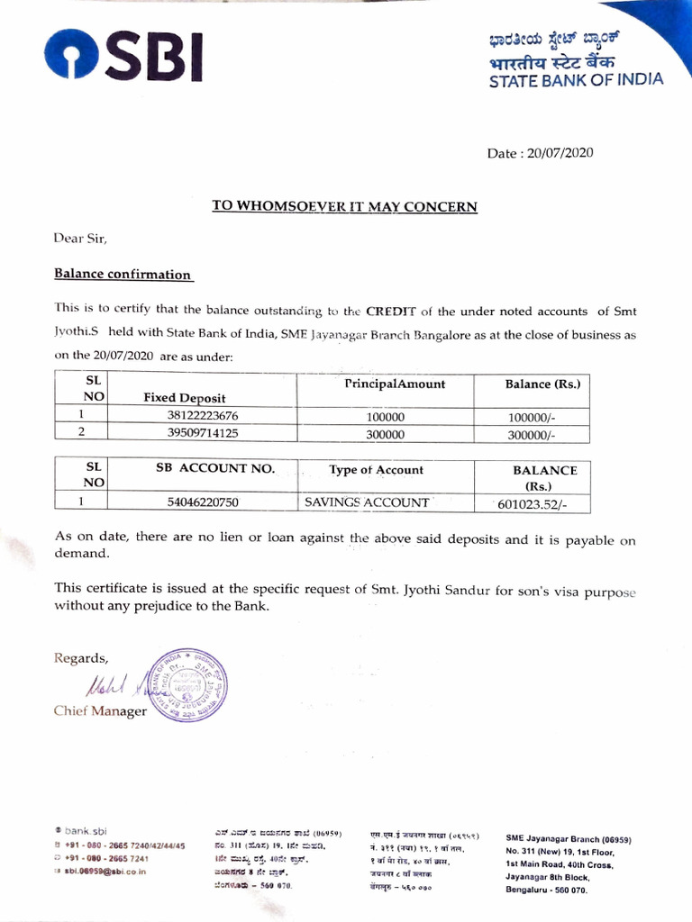 FD Cover Letter Sample | PDF