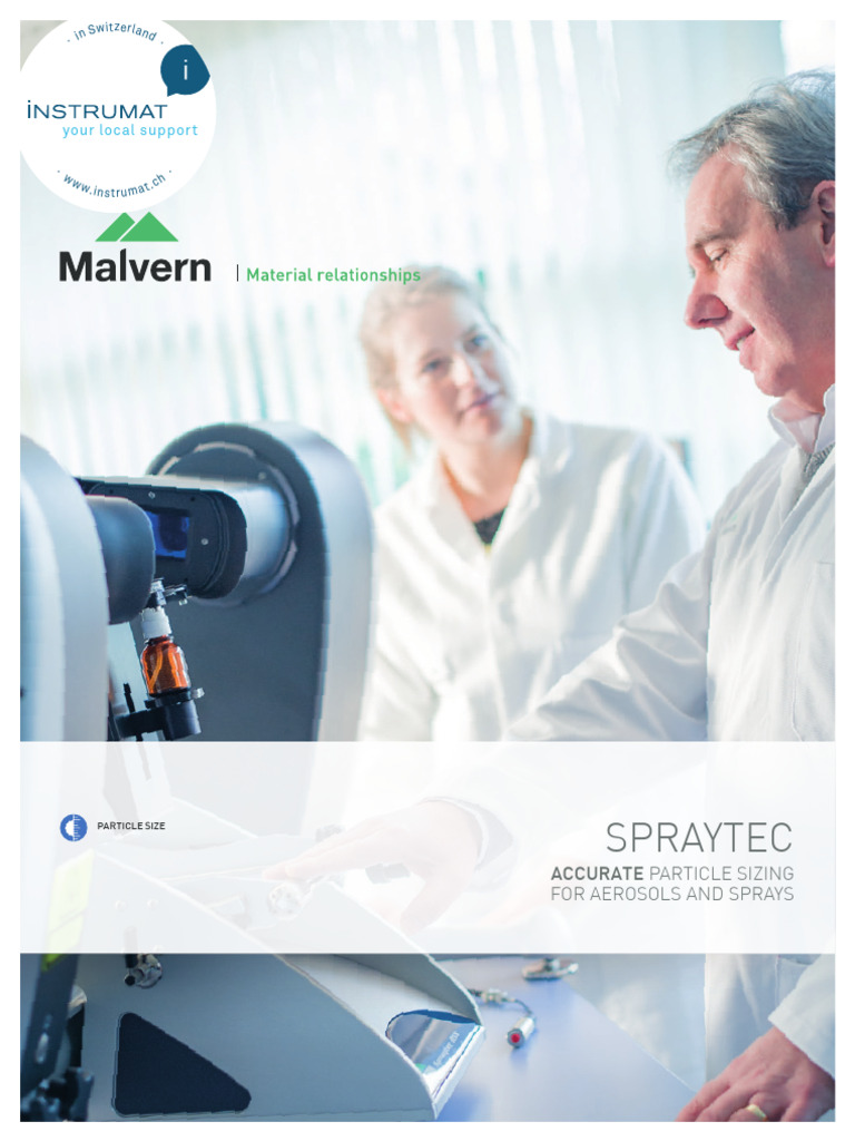 Malvern Spraytec Particle Sizing MRK690 03 LRLL | PDF | Chemistry ...