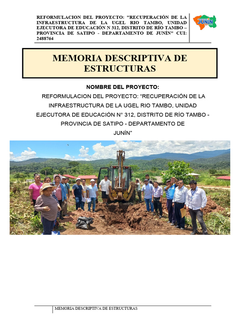 MD Estructuras - FINAL | PDF | Fundación (Ingeniería) | Hormigón