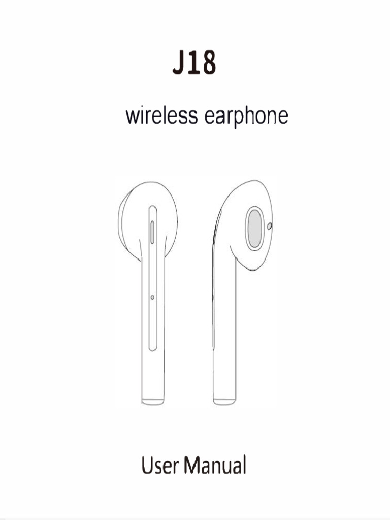 MI TWS J18 Manual | PDF | Headphones | Radio
