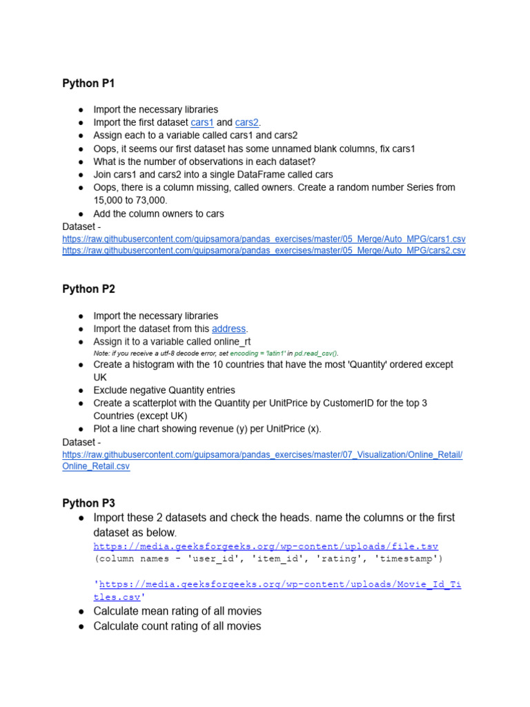 Python Questions | PDF