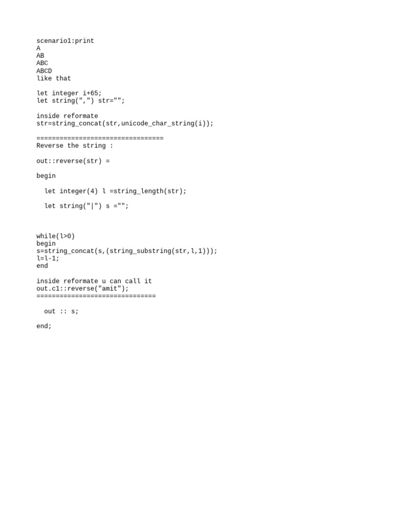 Reverse String Algorithm Guide | PDF