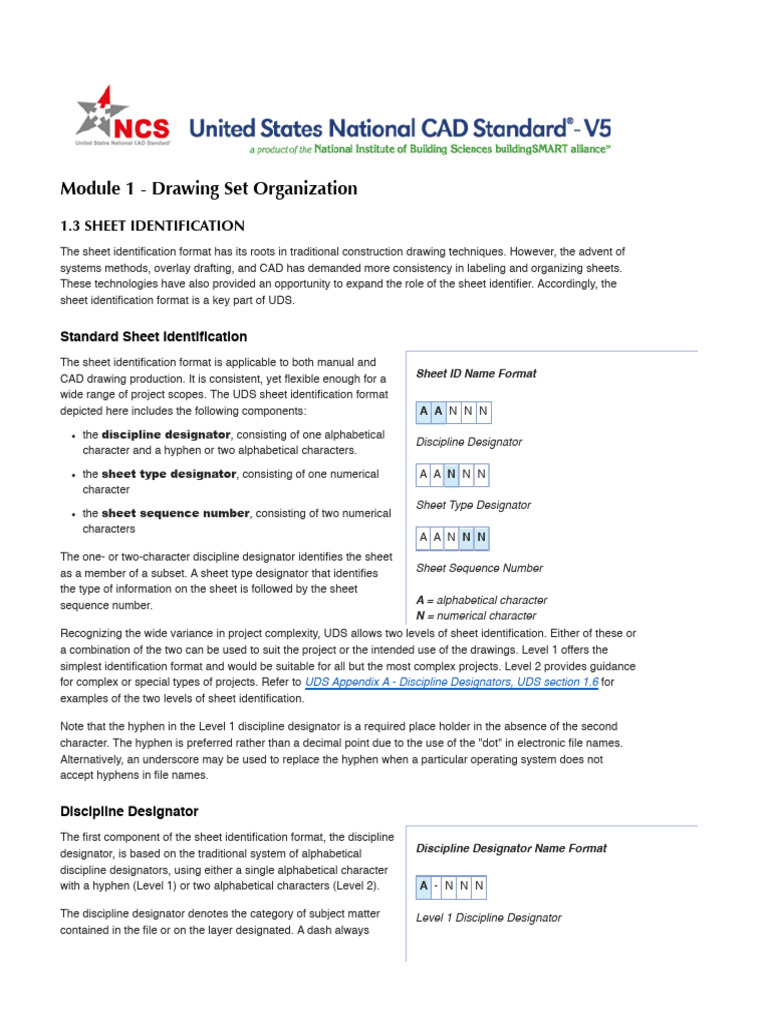 National CAD Standards - V5 | PDF | Specification (Technical Standard ...