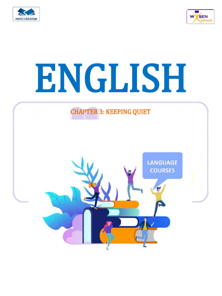 Chapter - 3 Keeping Quit | PDF | Silence