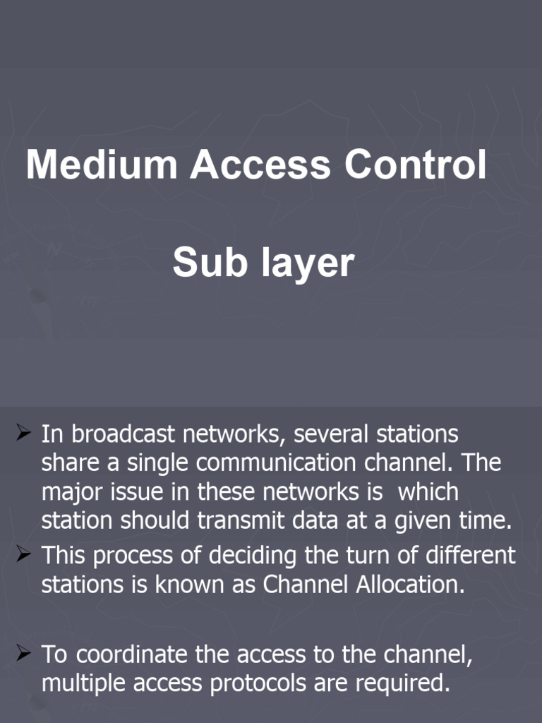 Unit2 1 Mac Protocol Pdf