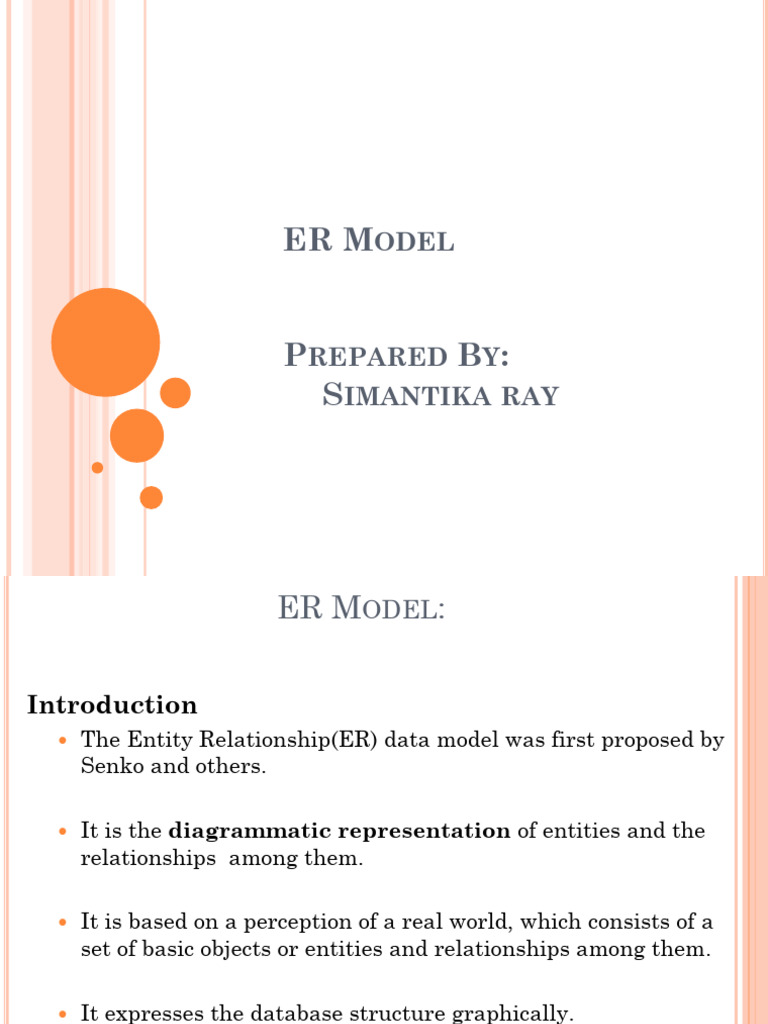 DE Module2 ERModel PPT | PDF | Data | Computer Data