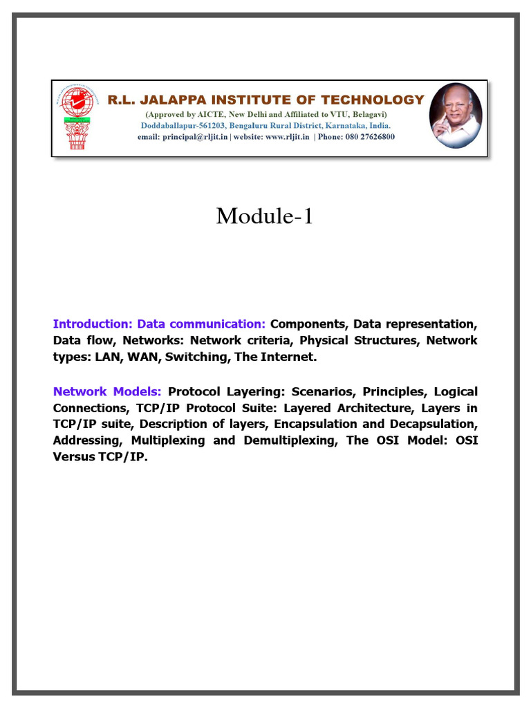 Mod1 Cak CN 18ec71 | PDF | Network Topology | Computer Network