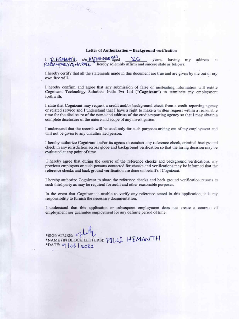 Aurthorization Letter 3492 | PDF