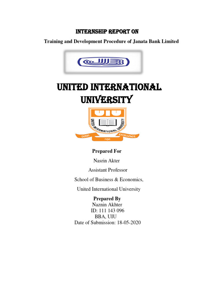 Internship Report On JBL | PDF | Human Resource Management | Employment