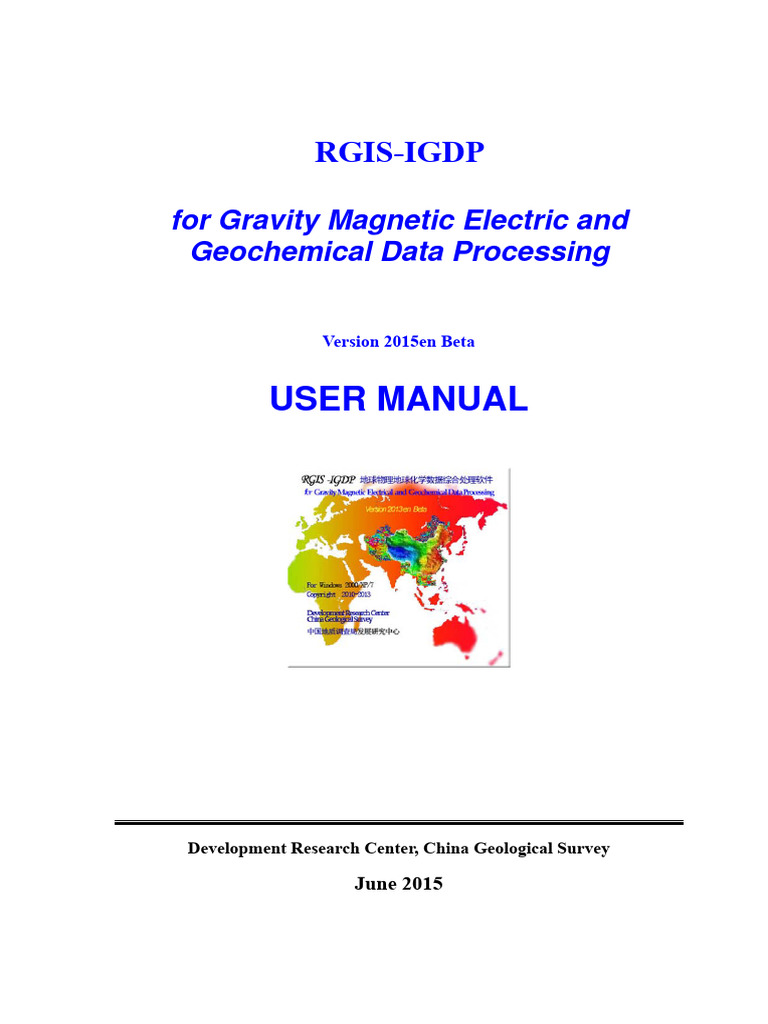 RGIS User Manual | PDF | Installation (Computer Programs) | Computer File