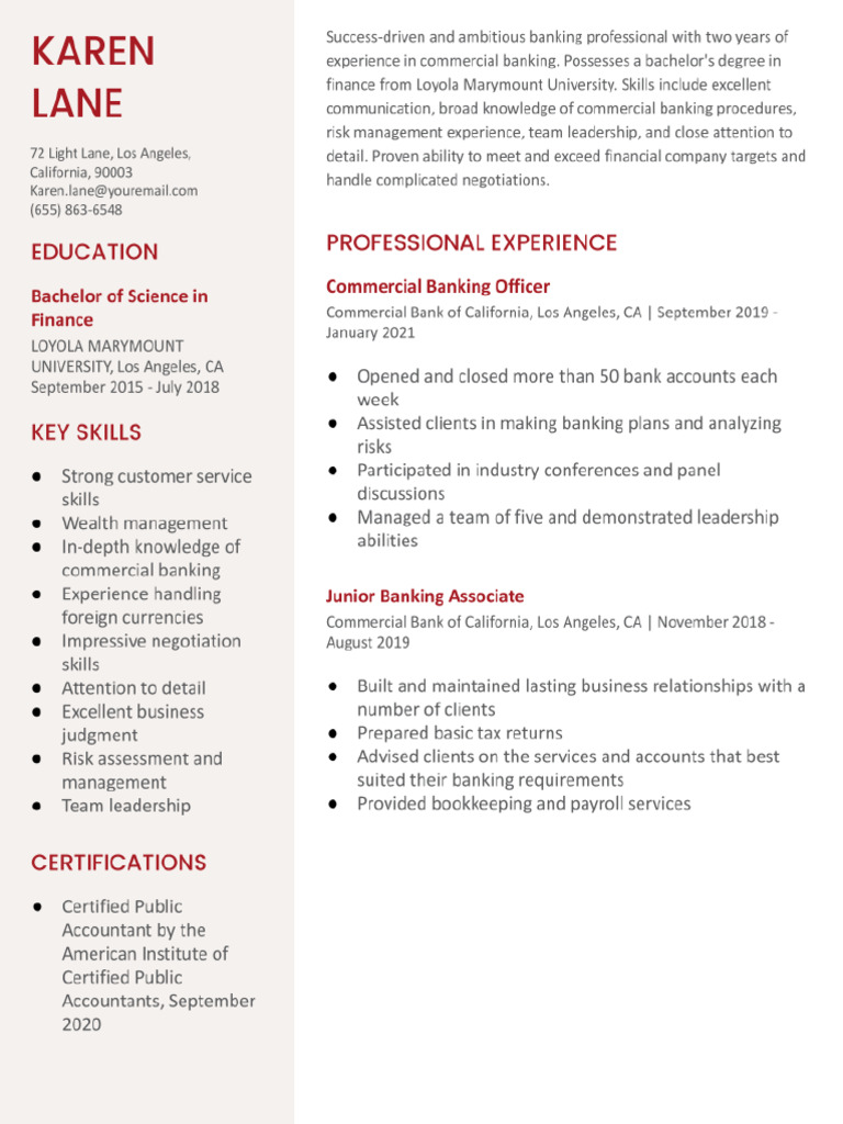 Banking Entry-Level | PDF