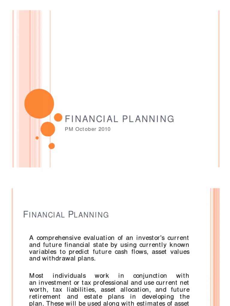 Comprehensive Overview of Financial Planning Topics for Business Owners ...