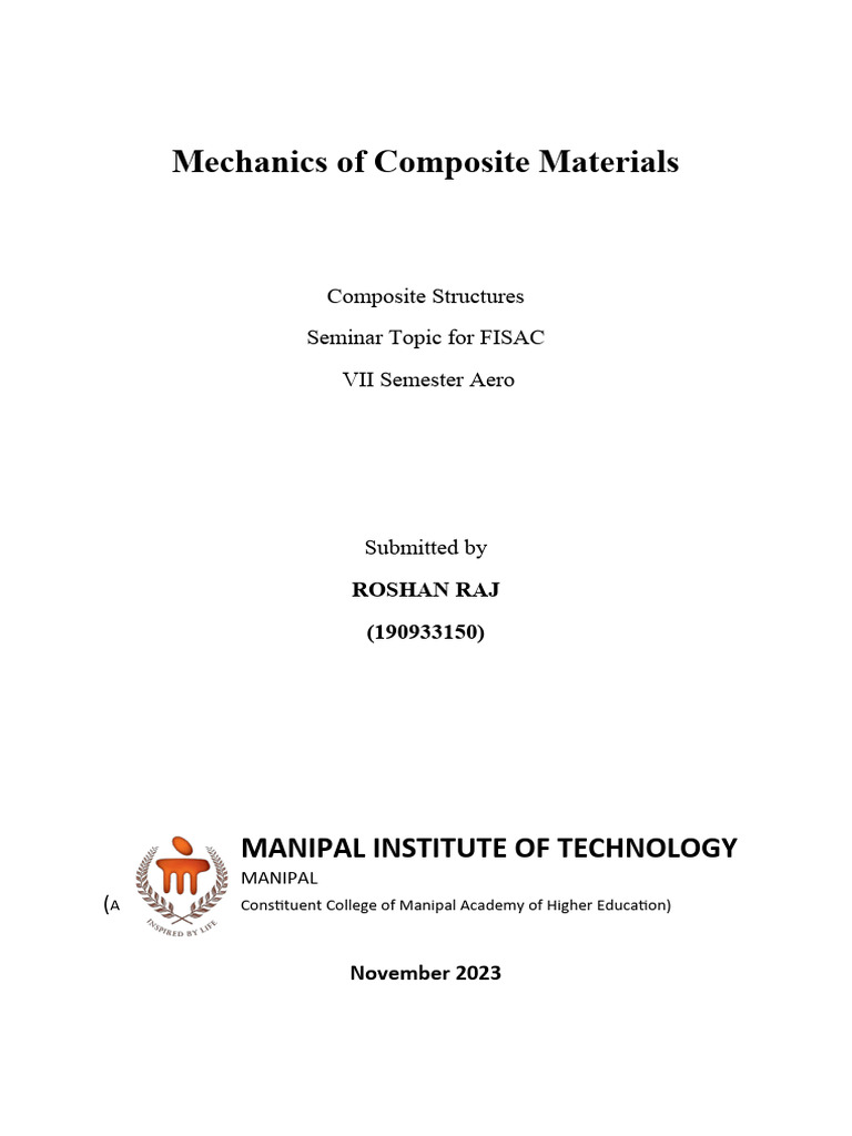 Mechanics of Composite Structures | PDF | Composite Material | Fracture Mechanics