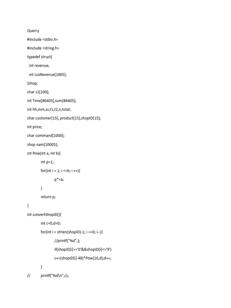 Querry | PDF | Computer Libraries | C++