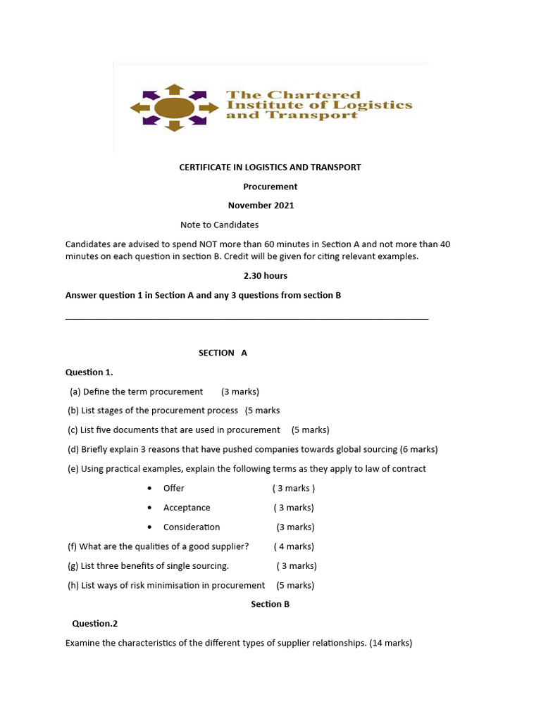 04 L3 Procurement | PDF