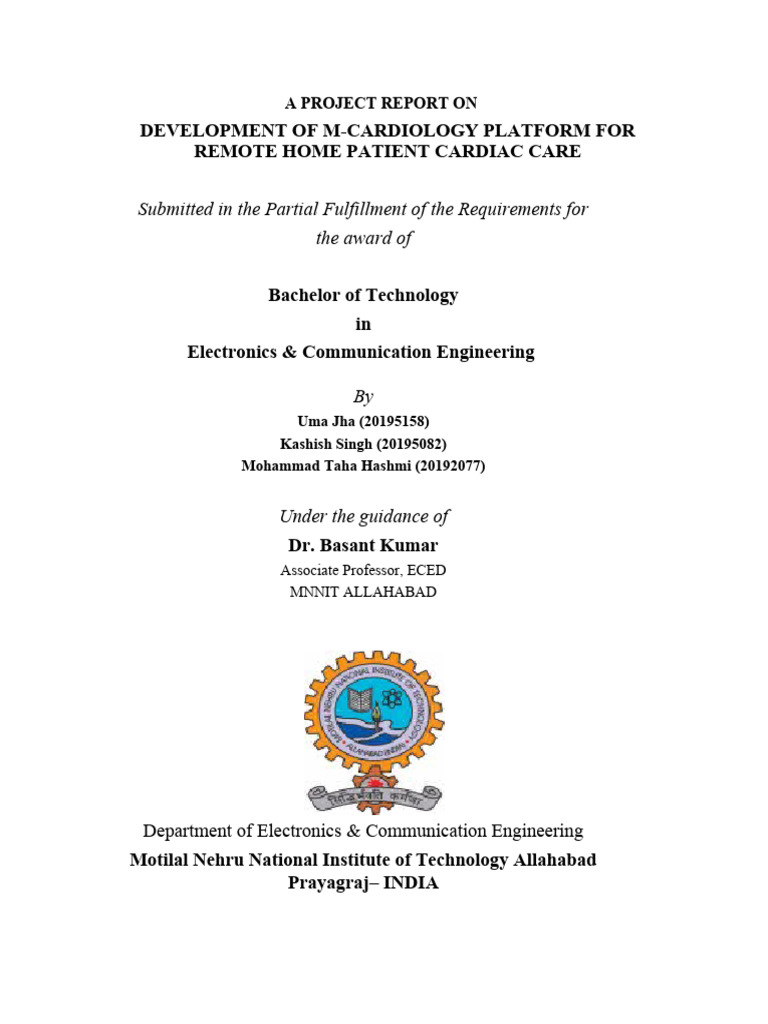 Group 7 Final Year Project Report | PDF | Machine Learning | Health Care