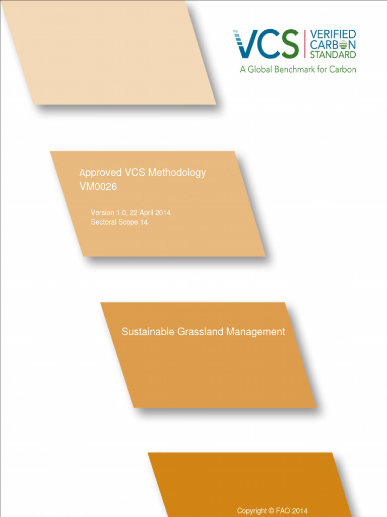 VM0026 Sustainable Grasslands Management v1.0 | PDF | Greenhouse Gas ...