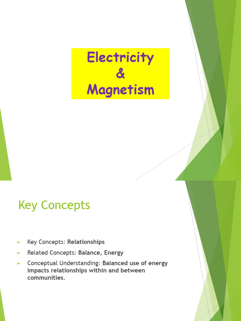 Electricity and Magnetism Presentation | PDF | Series And Parallel ...